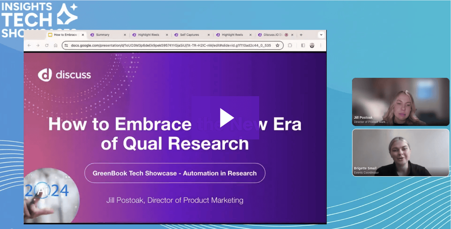 How to Embrace the New Era of Qual Research | Greenbook Tech Showcase ...